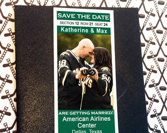 Dallas Stars Ticket Template - Etsy