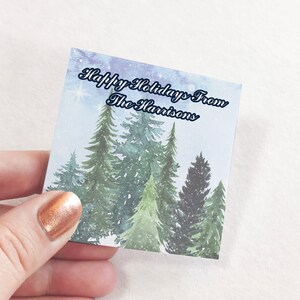 Merry Christmas Post-it® Notes Custom Happy Holidays Sticky - Etsy