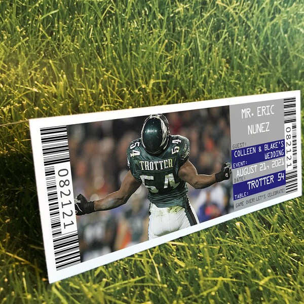 Philadelphia Eagles Wedding Card - Etsy