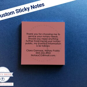 Custom Post-it® Notes, Personalized Sticky Notepad, to Do List Notebook ...