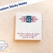 Custom Checklist Post-it® Notes, Self Care Check List Sticky Note, From ...