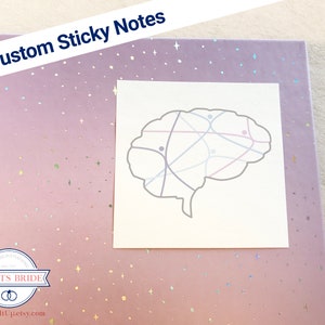 Custom Post-it® Notes, Personalized Sticky Notepad, to Do List Notebook ...