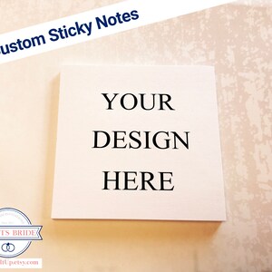 Photo Save the Date Post-it® Notes Custom Sticky Notepad - Etsy