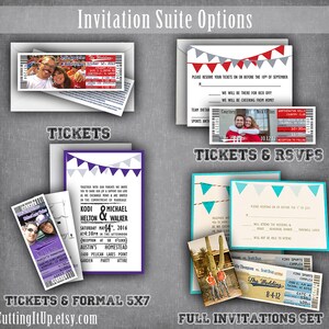 Rugby and Soccer Rehearsal Dinner Ticket Invitation Sports | Etsy