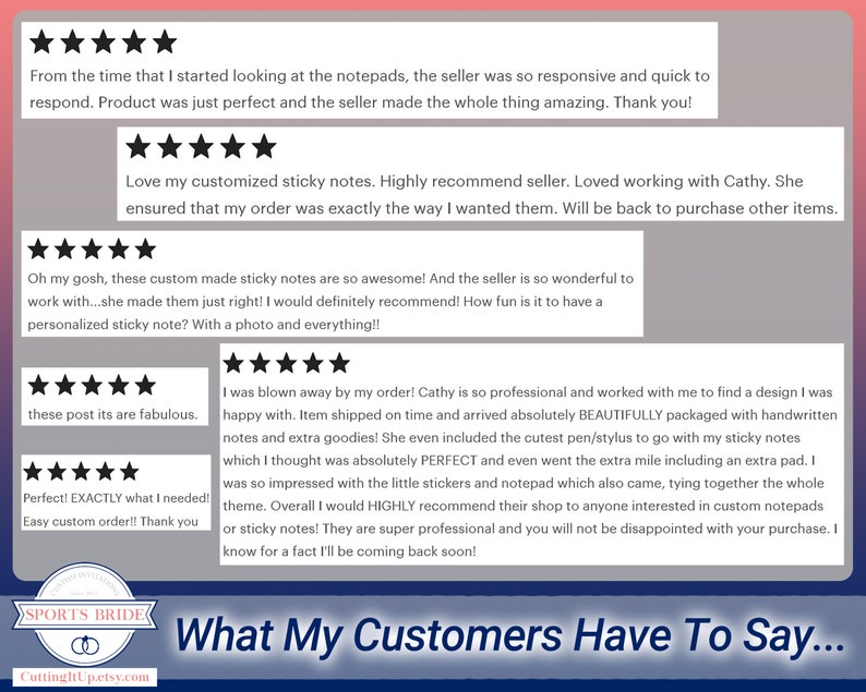 Photo Save the Date Post-it® Notes Custom Sticky Notepad | Etsy UK