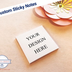 Custom Name or Initial Post-it® Notes / Personalized Sticky Notepad ...