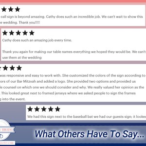 Table Number Signs for Baseball Stadiums, Custom Ballpark Wedding ...