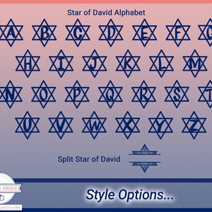 Jewish Star of David Post-it® Notes, Custom Name Notepad, Monogram or ...