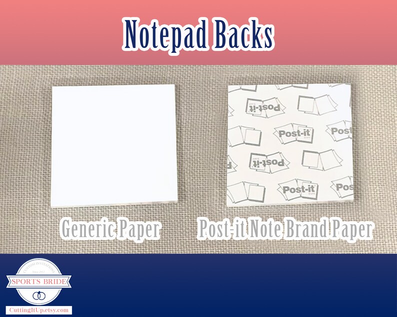 Photo Save the Date Post-it® Notes Custom Sticky Notepad | Etsy