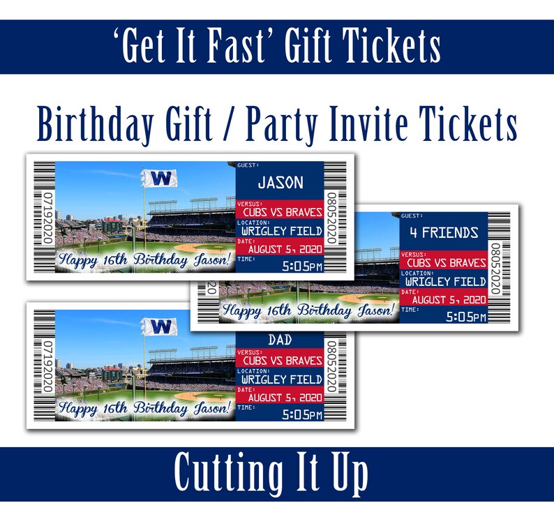 Keepsake Printed Gift Tickets for a Digital Game Ticket / Any - Etsy