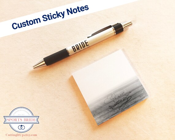 Custom Post-it® Notes Fun Personalized Sticky Notepad to Do | Etsy