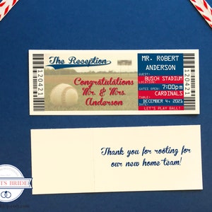 Baseball Ticket Place Cards Template, Atlanta Wedding Seating Chart ...
