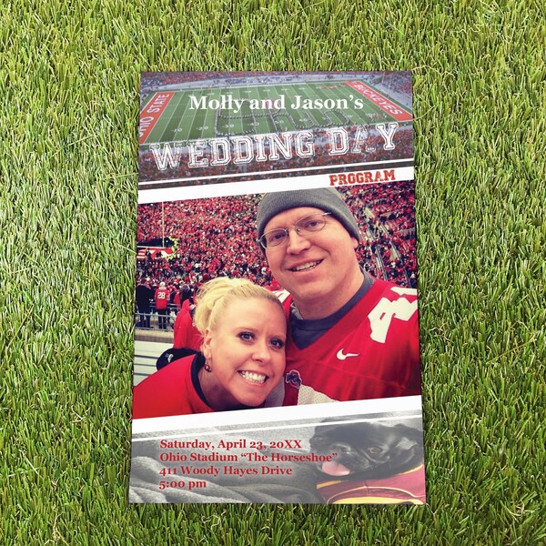 Football Program Booklet Template - Etsy