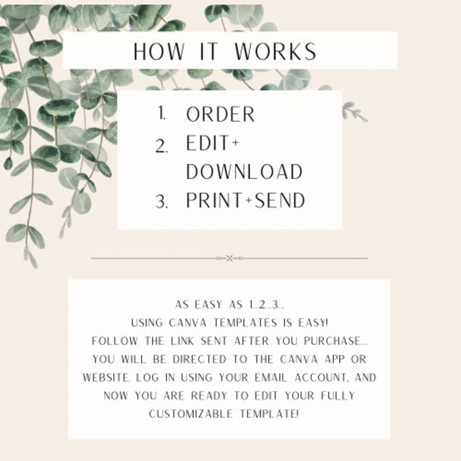 Beige Graduation Party Invitation With Photo , Editable Boho Graduation ...