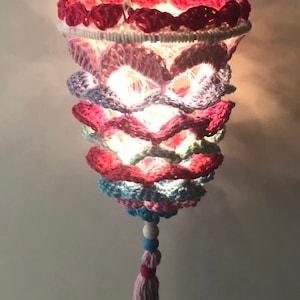 Crochet Pattern Lampion, Mini Crochet Lamp, boho Mini Lampion, Lanterns ...