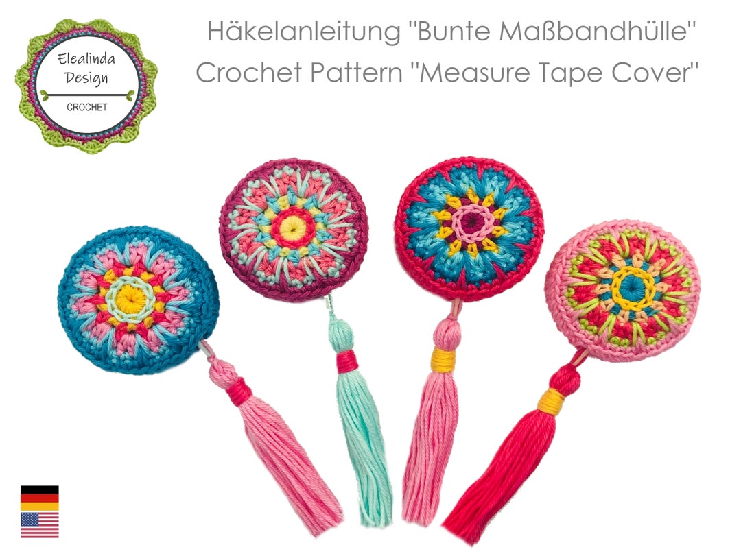 Crochet Pattern Measure Tape Cover Roll Measuring Tape - Etsy