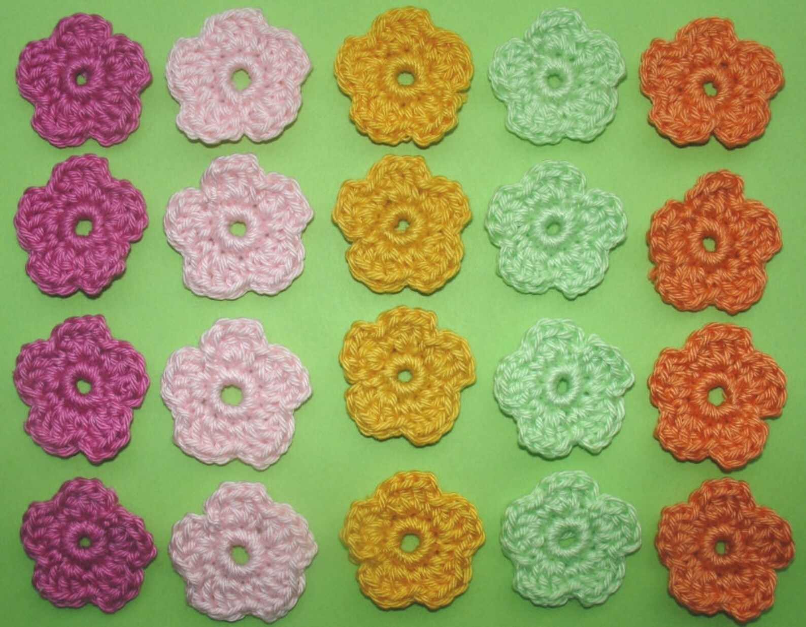 Crochet Pattern, Flowers, Crochet Flowers, Hearts, Rosettes, Leaves and ...