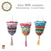 Crochet Pattern Boho Mini Lantern Crochet Lamp Small Lampion Lanterns ...