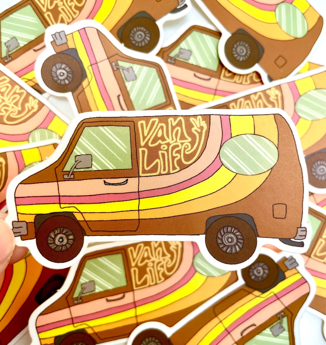 Van Life Vinyl Sticker, Car Sticker, Bumper Sticker, Boho Sticker ...