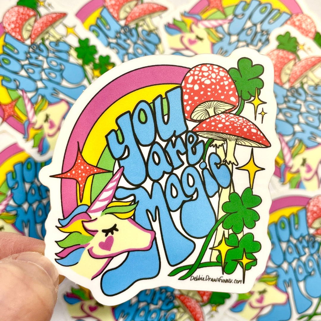 You Are Magic Sticker, Empathy Sticker, Mental Health Sticker, Practice ...