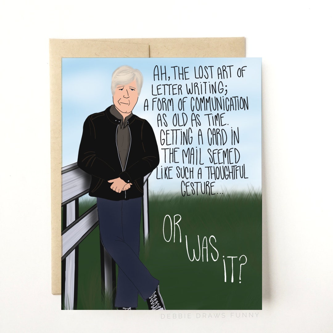 Keith Morrison Dateline Parody Card, True Crime Gifts, Murderino Card ...
