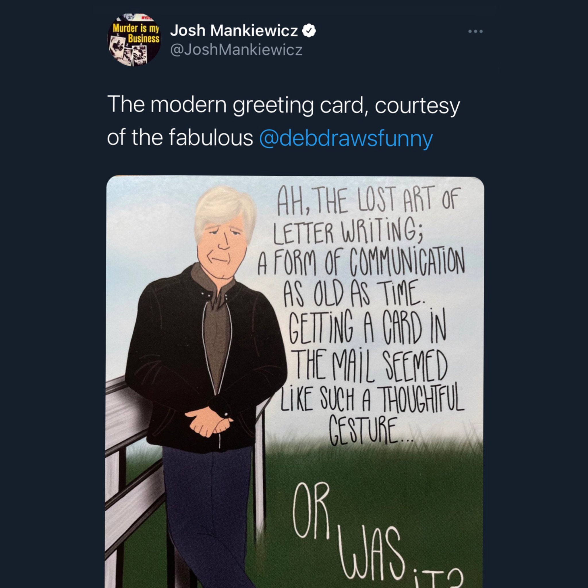 Keith Morrison Dateline Birthday Card, Birthday Card for True Crime ...