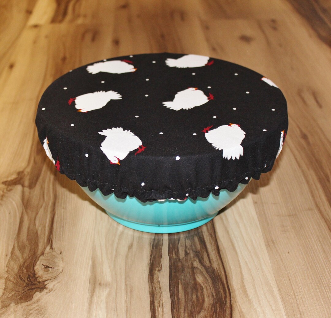 Set of 4 Bowl Covers/ Bread Proofing/rice Bonnet/ Pies/ Salads/ Mixer ...