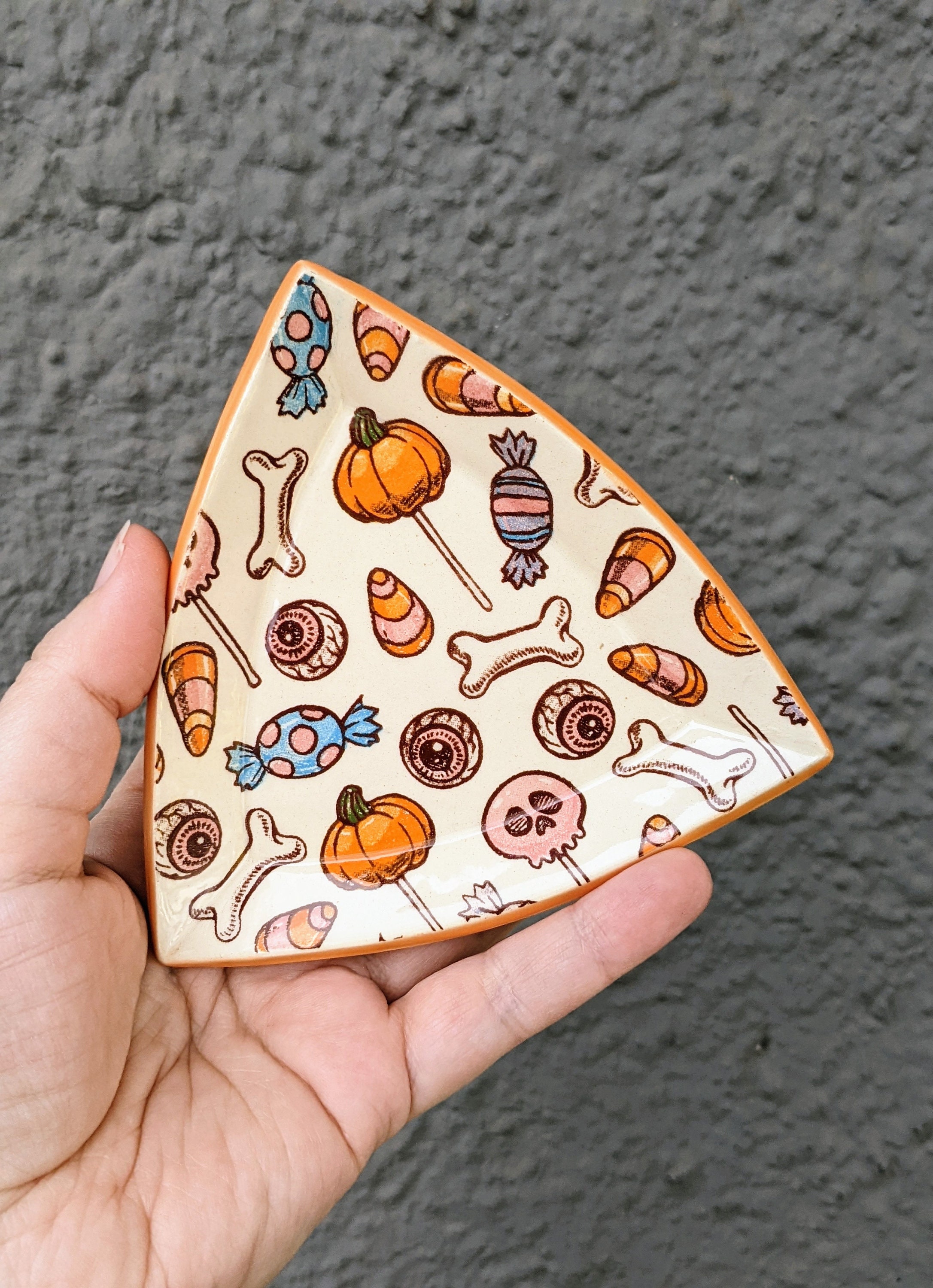 Halloween Spooky Trick or Treat Candy Corn Skull Pumpkin - Etsy