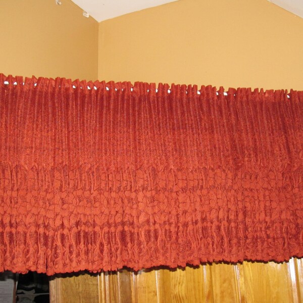 Orange Valance - Etsy