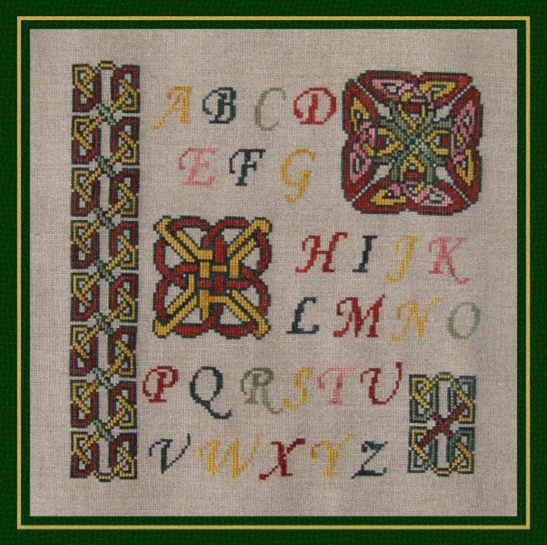 Celtic Sampler Cross Stitch Instant Download PDF Pattern Counted ...