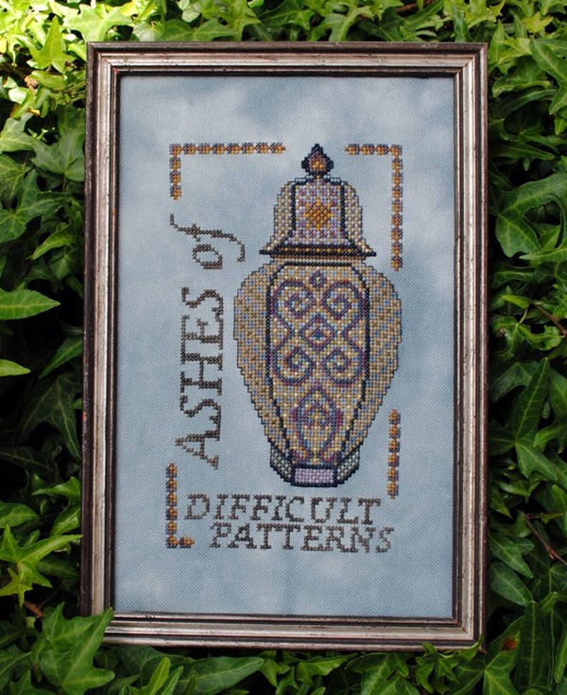 Cross Stitch Instant Download Pattern "ashes of Difficult Patterns ...