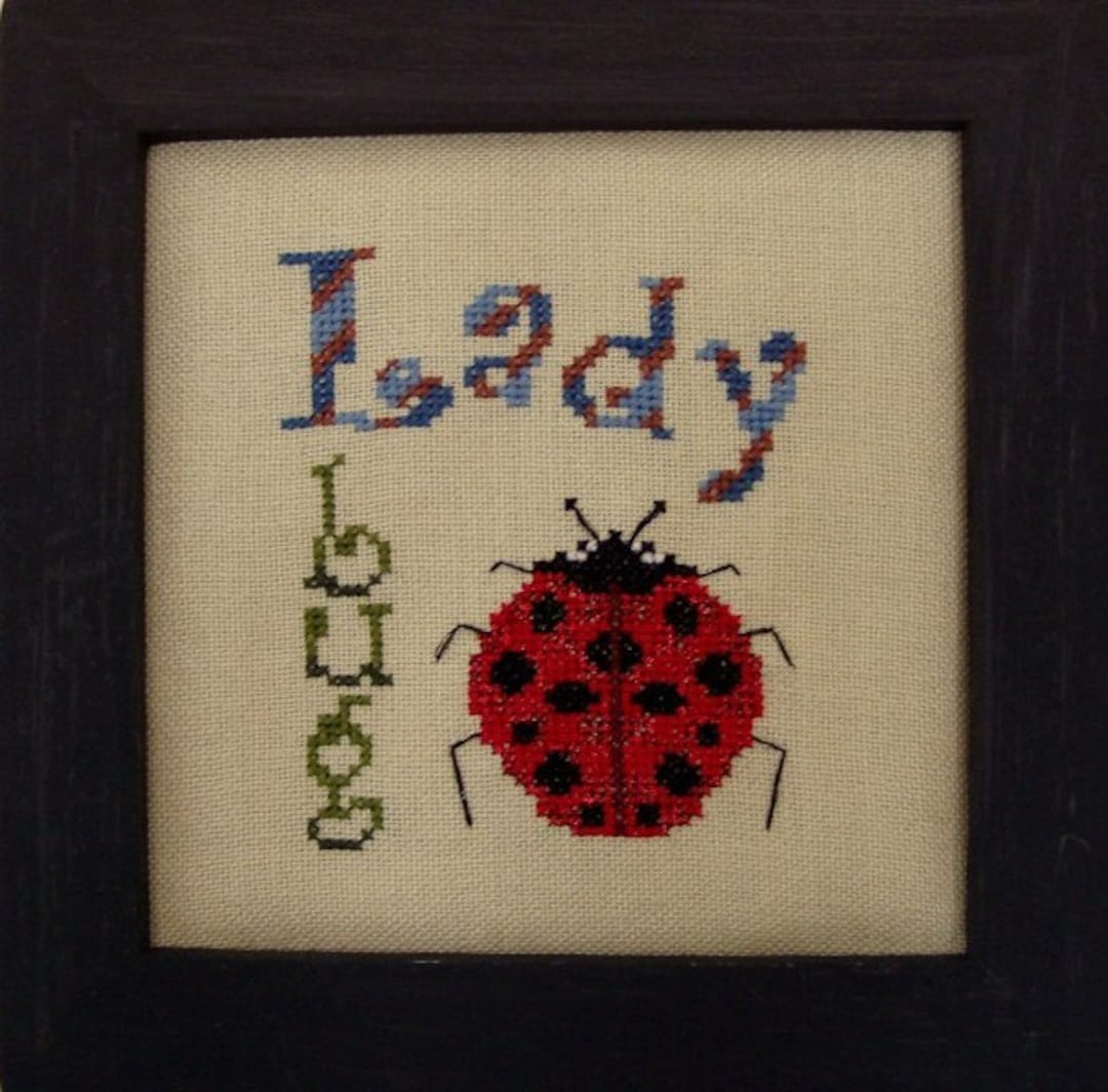 Cross Stitch Pattern Ladybug Ladybird Instant Download PDF Whimsical ...