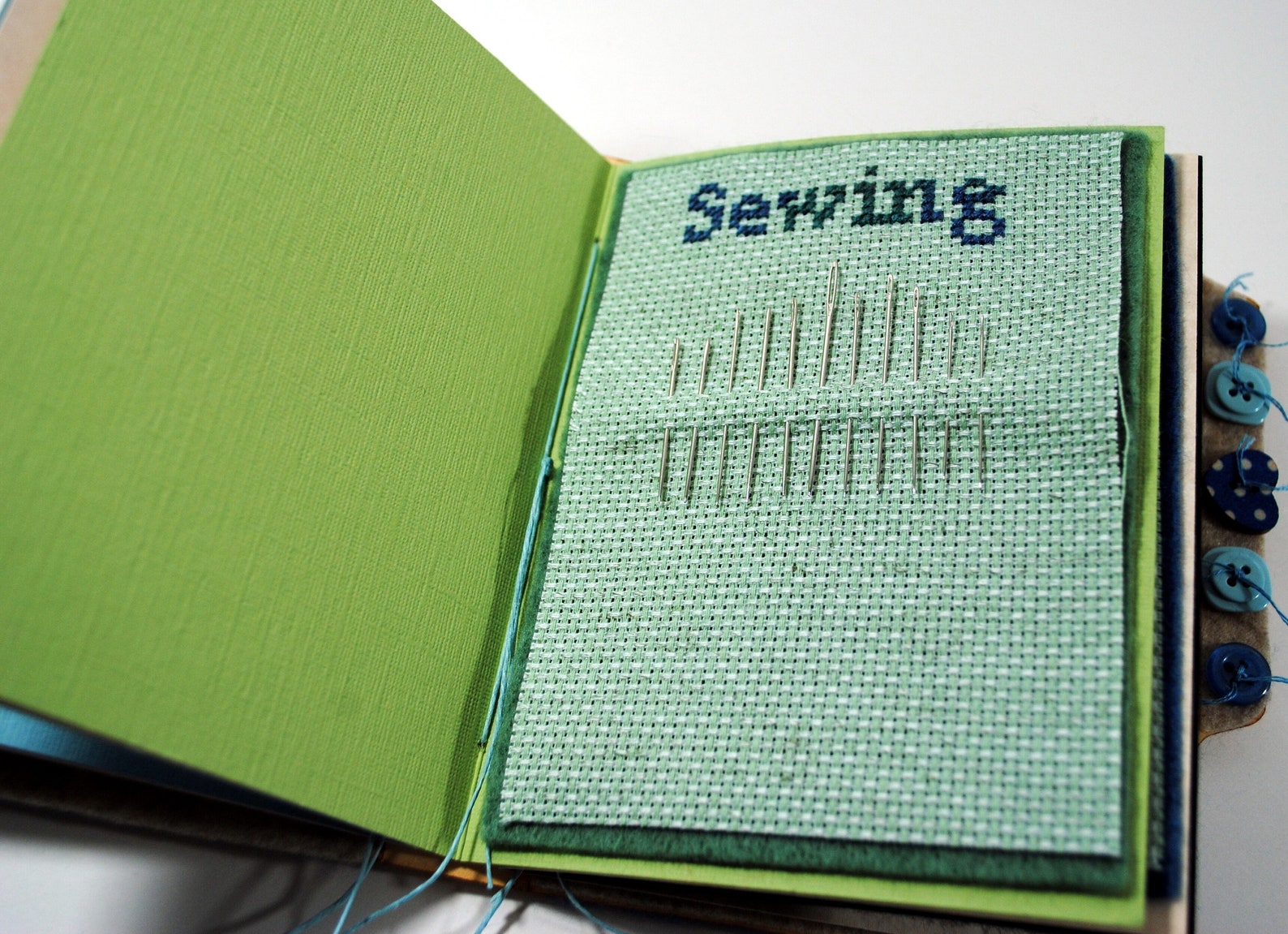 Cross Stitch Needle Book Instant Download PDF Pattern With 3 Hole ...