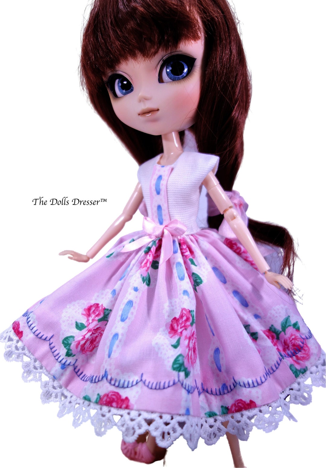 Pullip Pullip Dress Pullip Roses Pullip Pink. 1/6 Doll - Etsy