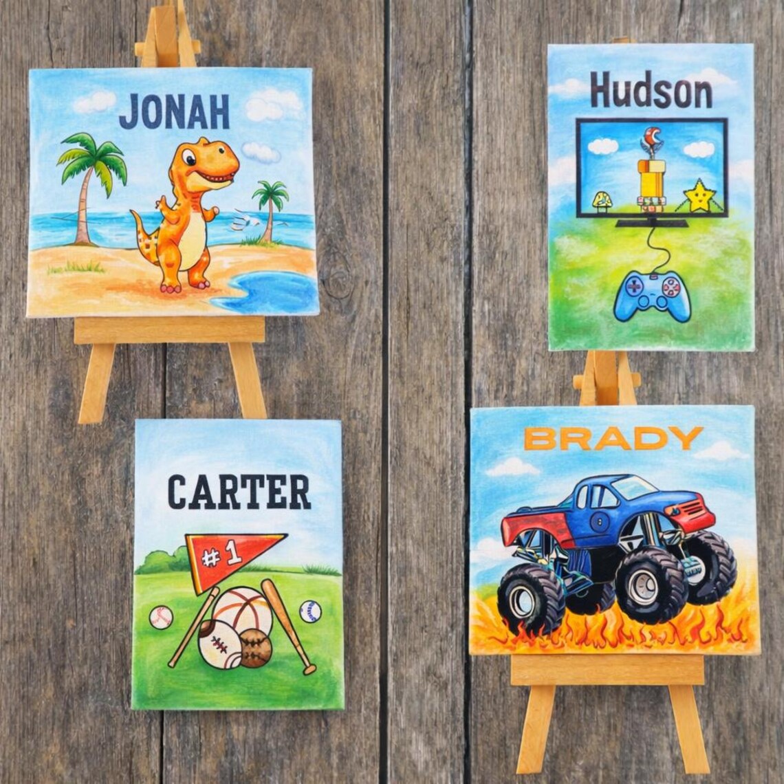 Custom Personalized Canvas, DIY 8x10 Canvas, Art Canvas, Color Your Own ...