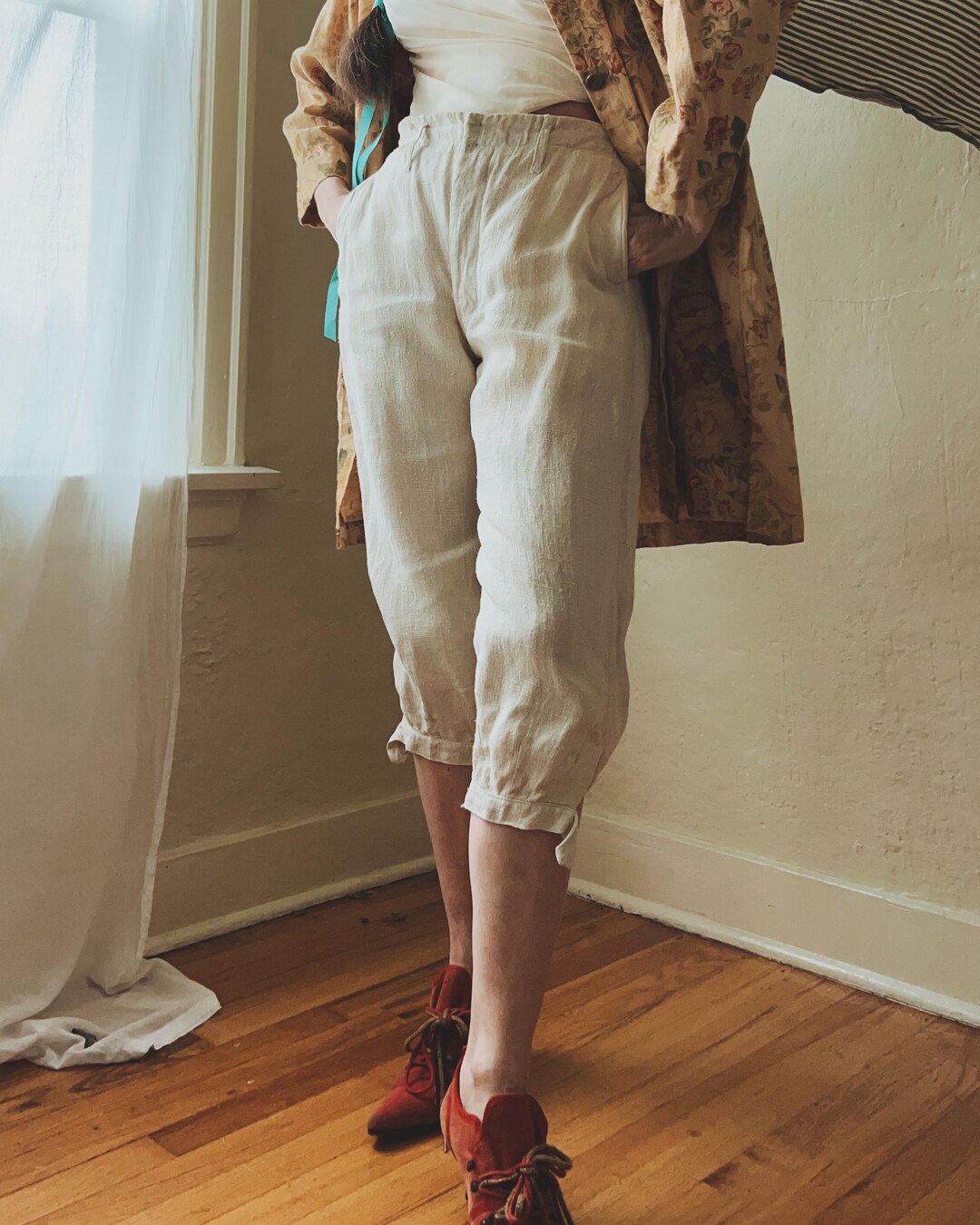 1920's Linen Plus Fours Knickers || Antique Golf Pantaloons || Linen ...