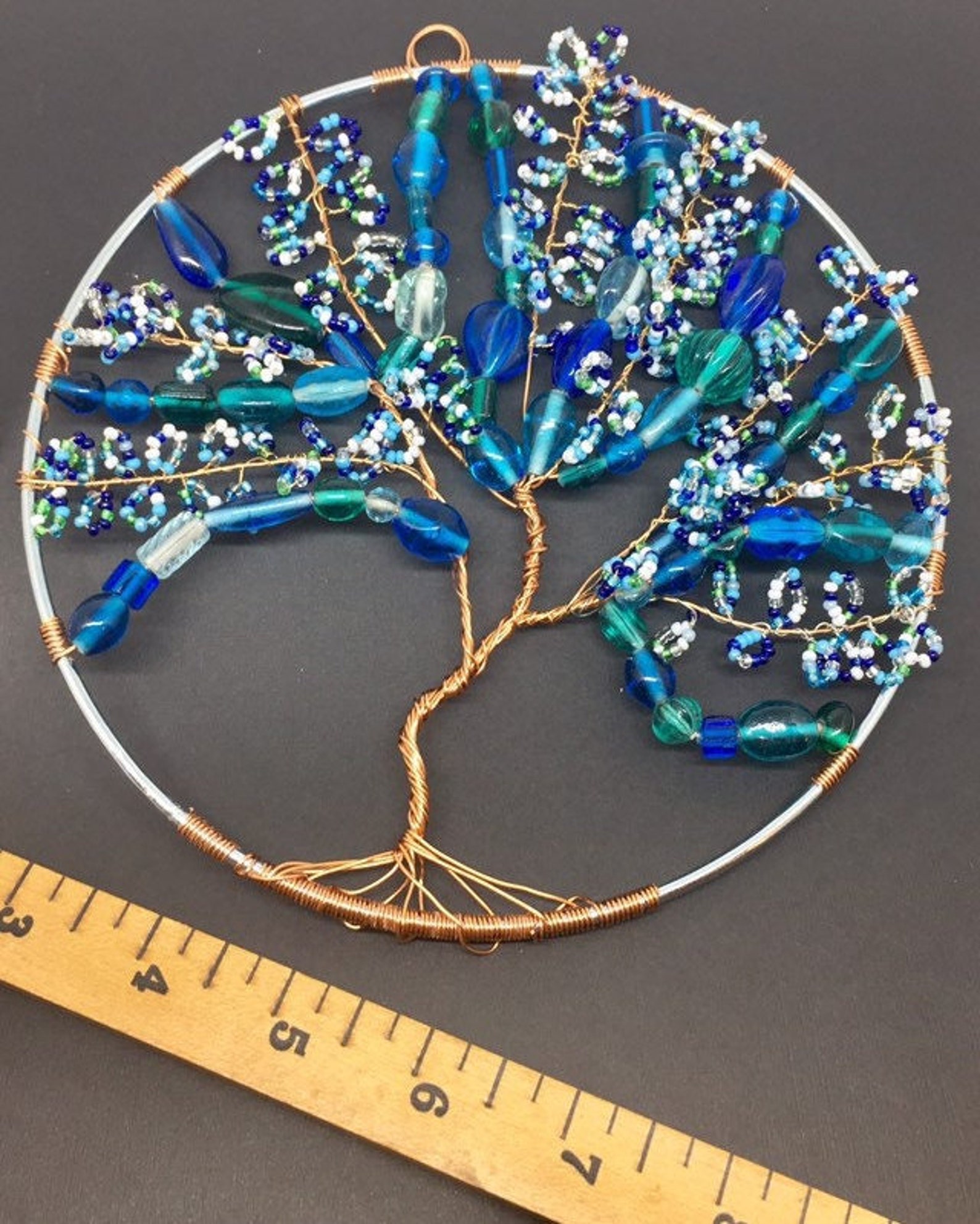 Beaded Tree of Life 7.5 Inches Wall Hanging With Multiple - Etsy