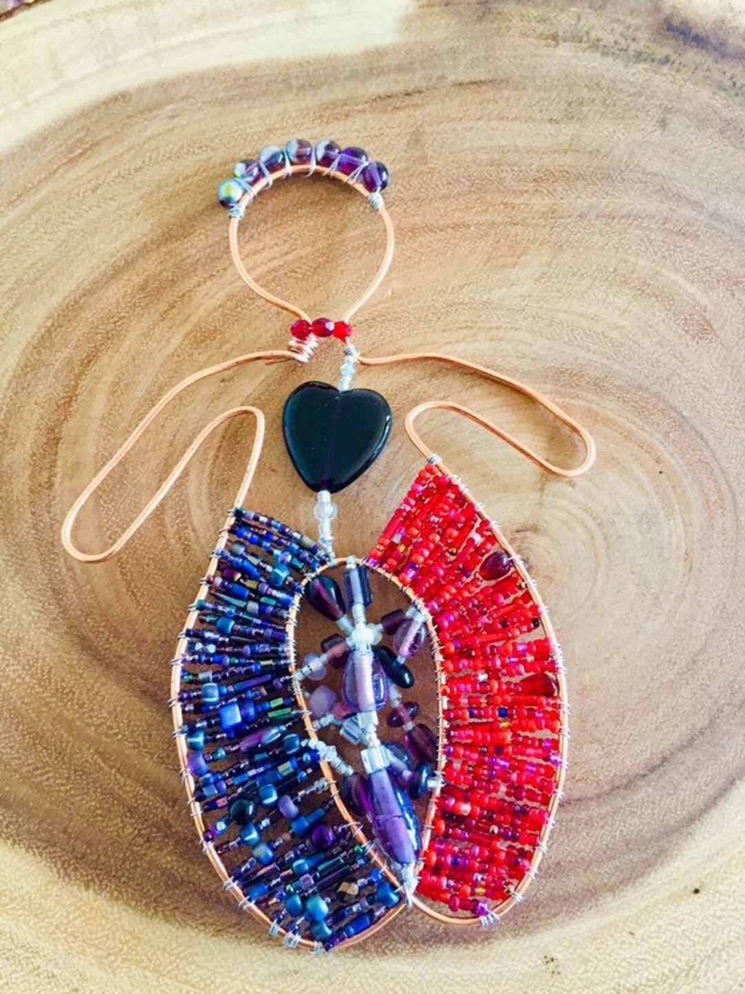 Beaded Wire Doll Isabelle: Recycled Mixed Media Art - Etsy