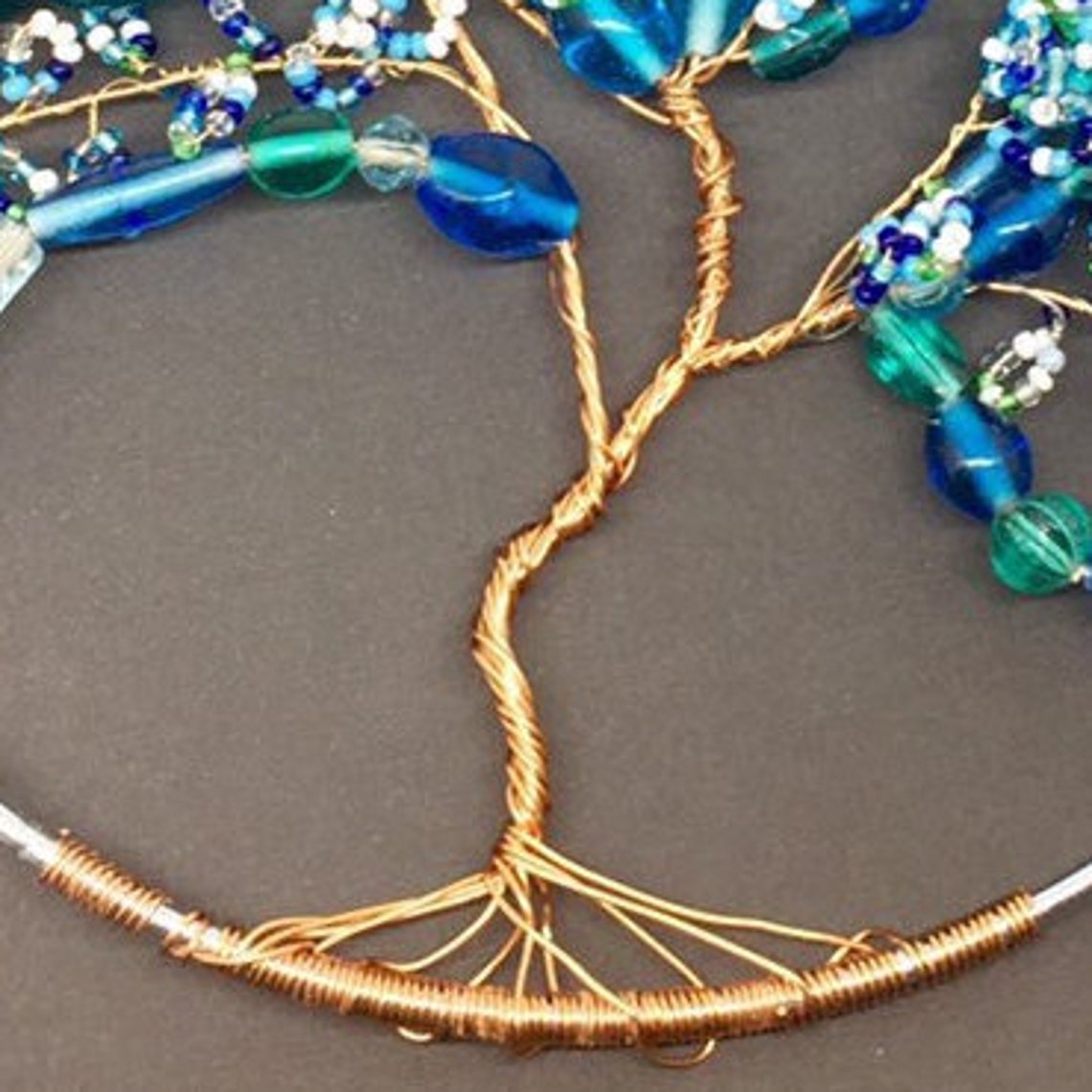 Beaded Tree of Life 7.5 Inches Wall Hanging With Multiple | Etsy