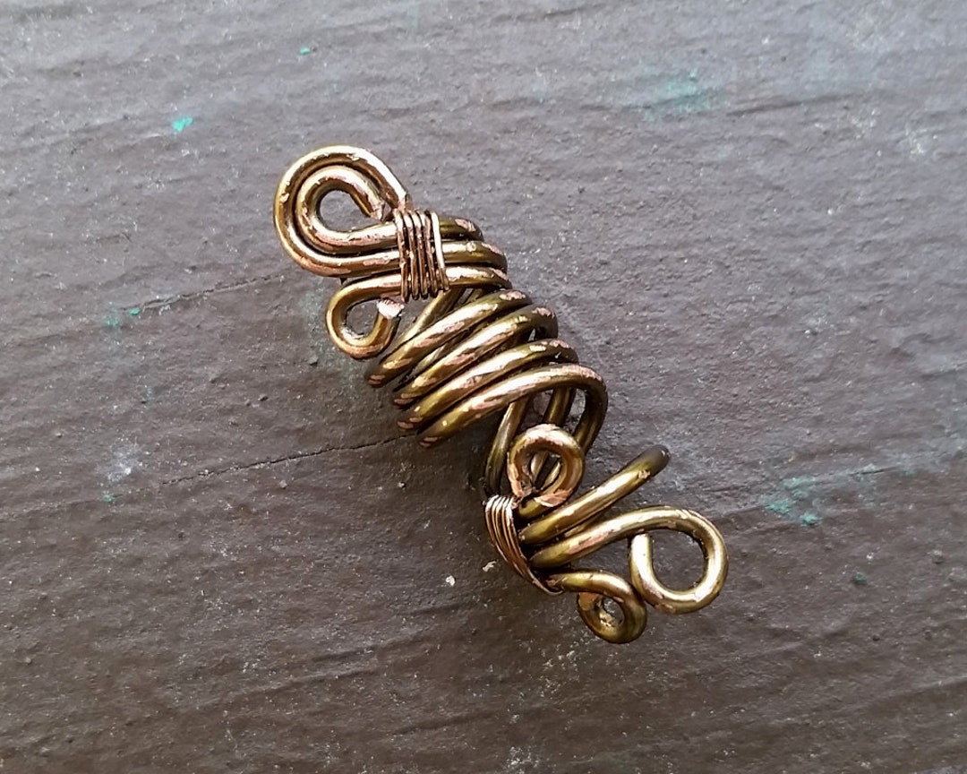 Rustic Filigree Dread Bead, Loc Bead, Made to Order, Please Read Item ...