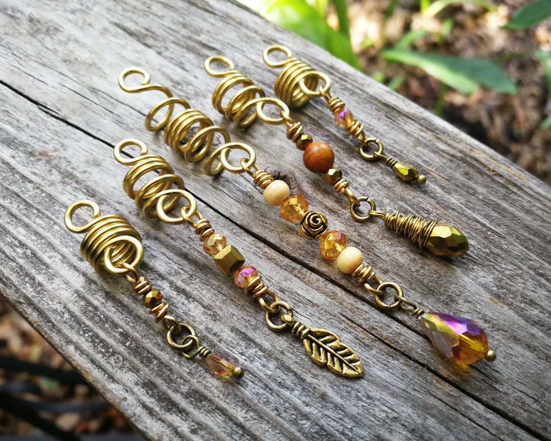 Gold Loc Beads, Set of 5, Made to Order, Please Read Item Details - Etsy
