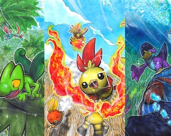 Poke Days: Treecko Family | Etsy