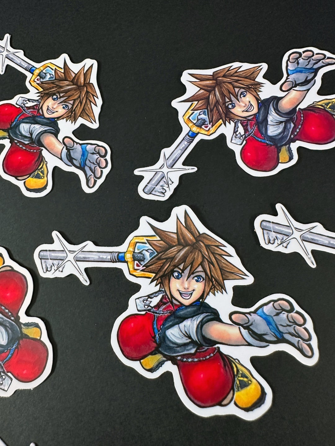 Water Proof Vinyl Sticker Kingdom Hearts Sora - Etsy