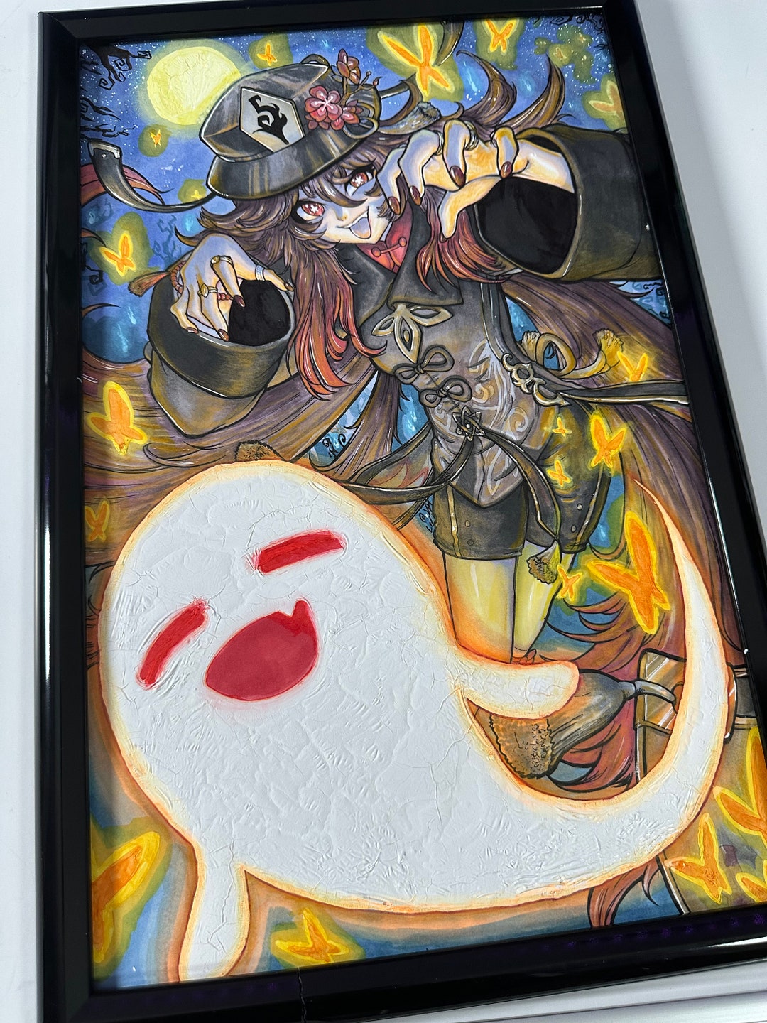 Original Painting: Hu Tao Genshin Impact - Etsy