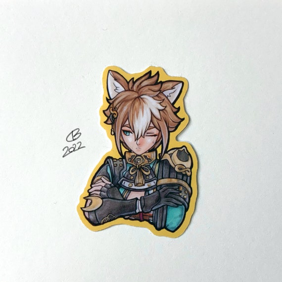 Large Size Vinyl Sticker Gorou Genshin Impact - Etsy