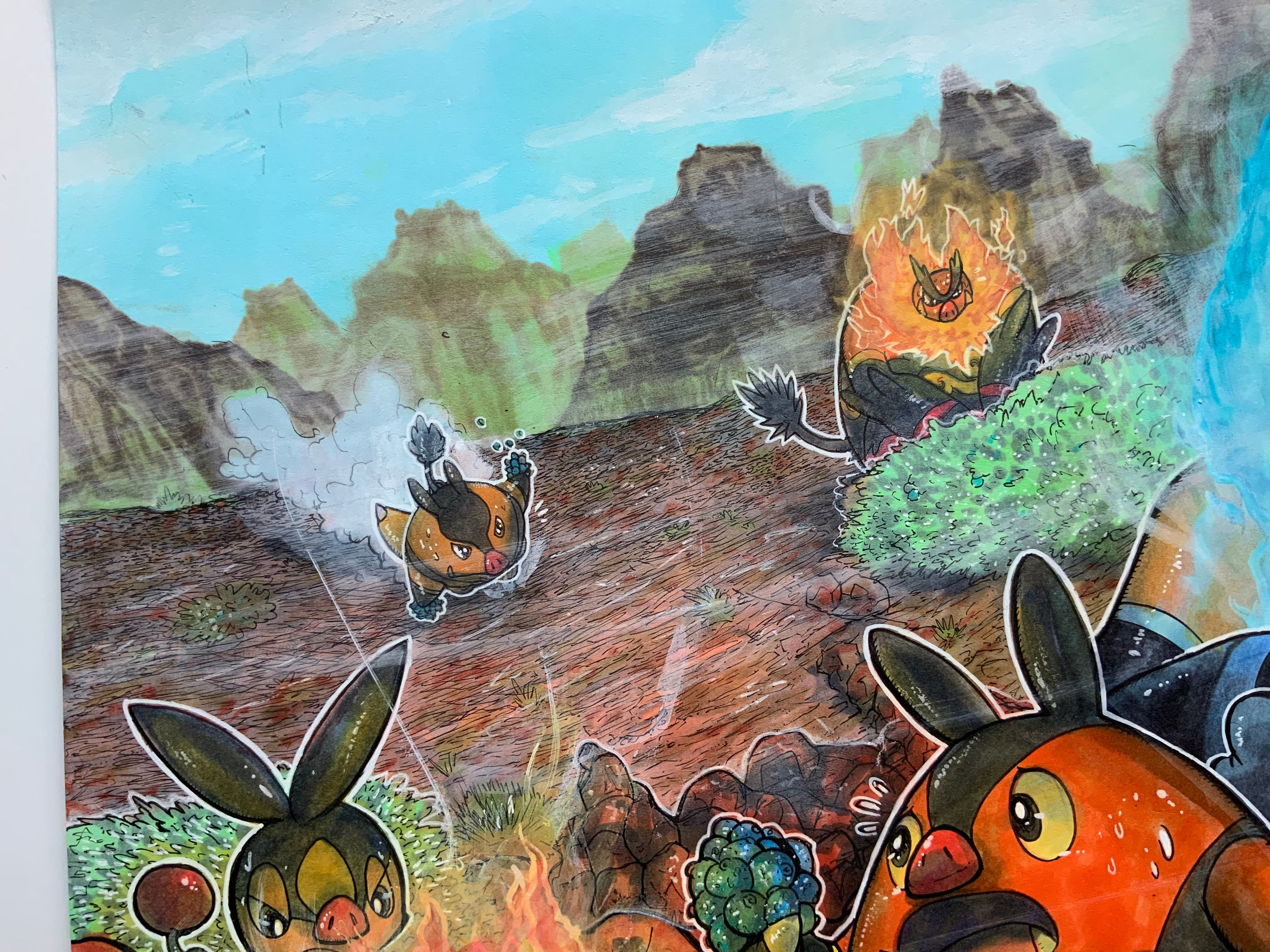 Tepig Pokemon Card Family