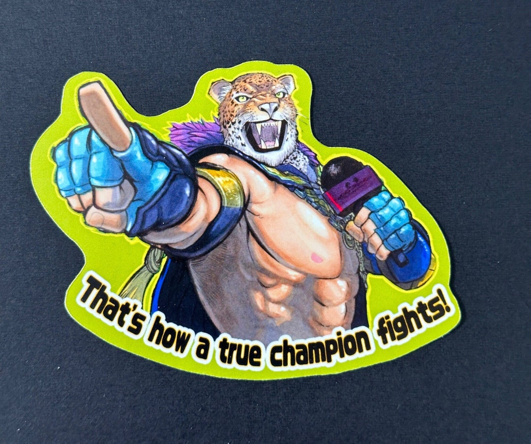 Vinyl Sticker King Tekken 8 - Etsy
