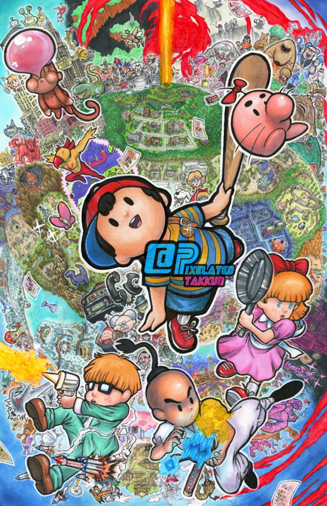 Say Fuzzy Pickles! Earthbound Mother 2 - Etsy