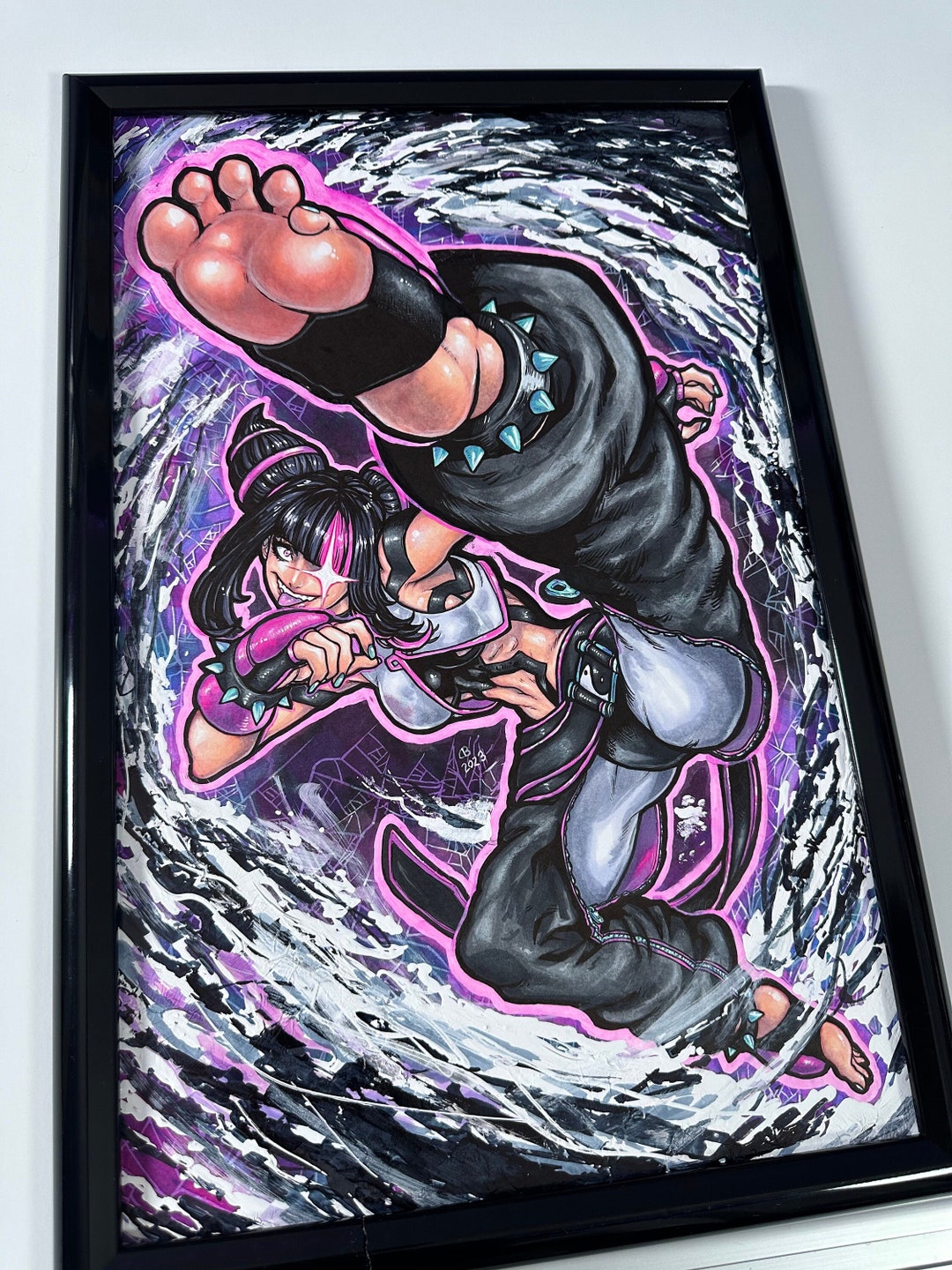 Original Painting: Juri Han Street Fighter 6 - Etsy