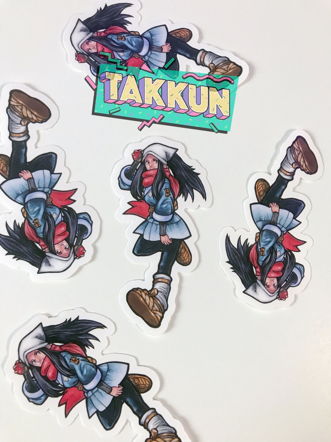 Water Proof Vinyl Sticker Akari Pokémon Trainer Pokémon Legends: Arceus ...